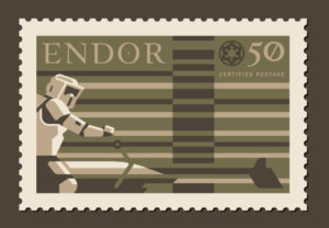 Weekend pop art: Film and TV show icons get the stamp of approval ...