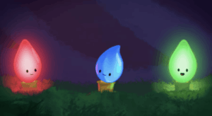 The short and the festive short of it: A little blue lightbulb learns ...